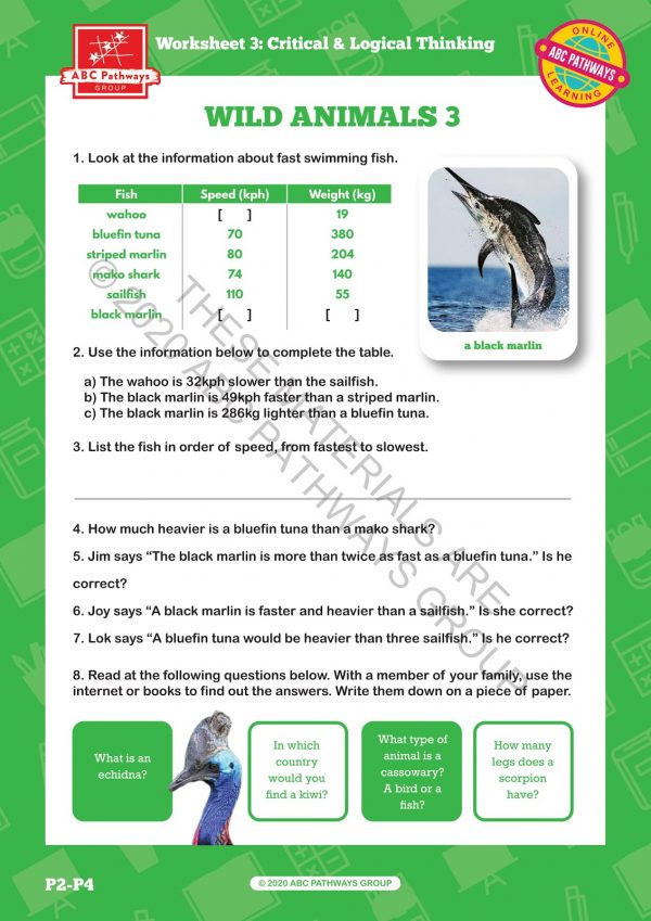 Day Day 自學套裝： 《錄影教學 + Premium Worksheets +答題貼士》： Movers (P2-P4) – ABC Pathways School